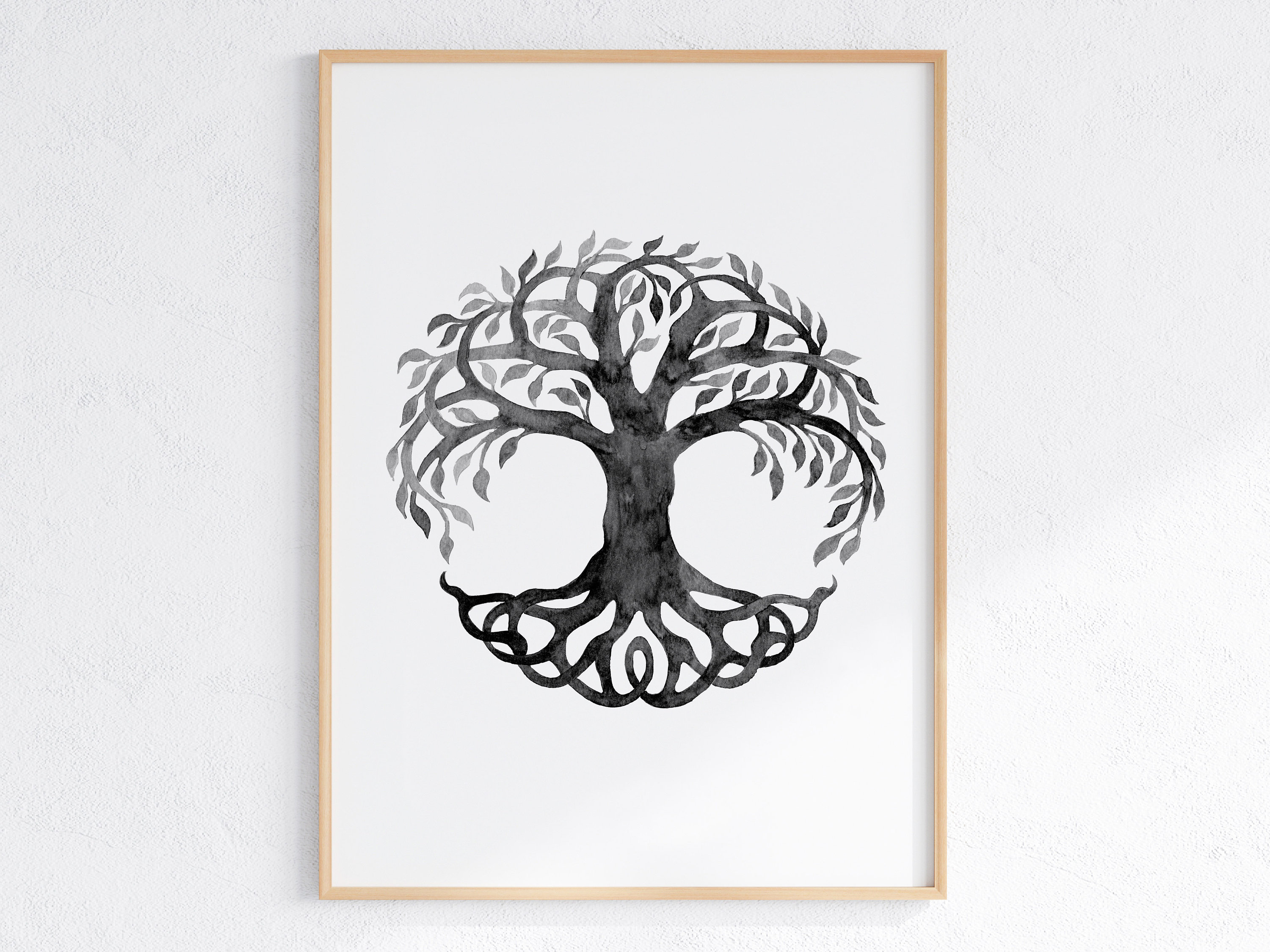 Tree Of Life Art Black And White