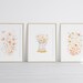 Bohemian Floral Wall Art Set of 3 Downloadable Prints Boho - Etsy