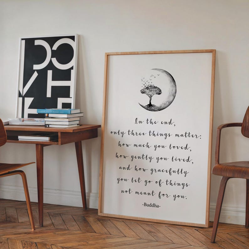 Buddha Quote Art Print: Spiritual Zen Wall Decor (digital Download) - Etsy