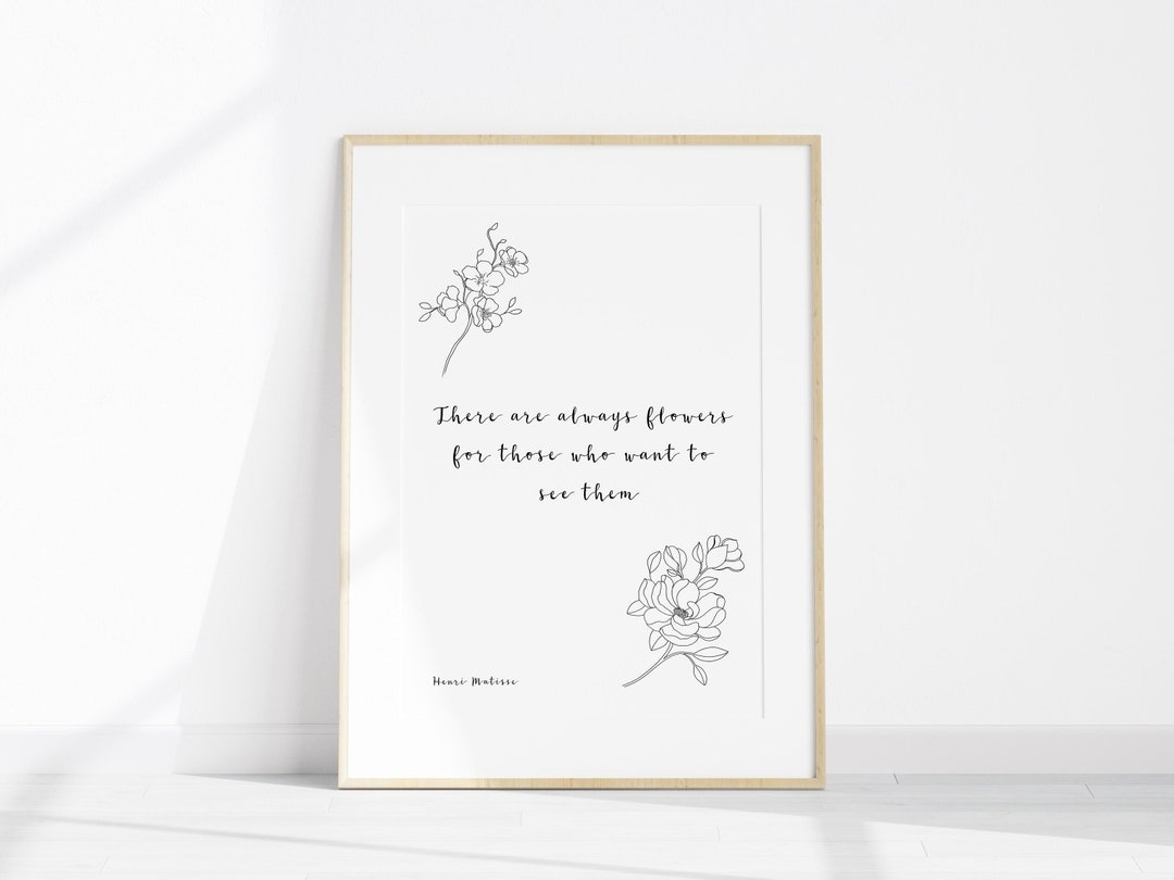 Matisse Quote Poster, Digital Download, Inspirational Quotes Printable ...