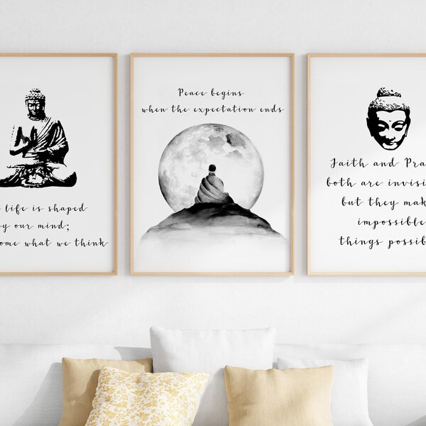 Zen Wall Art - Etsy