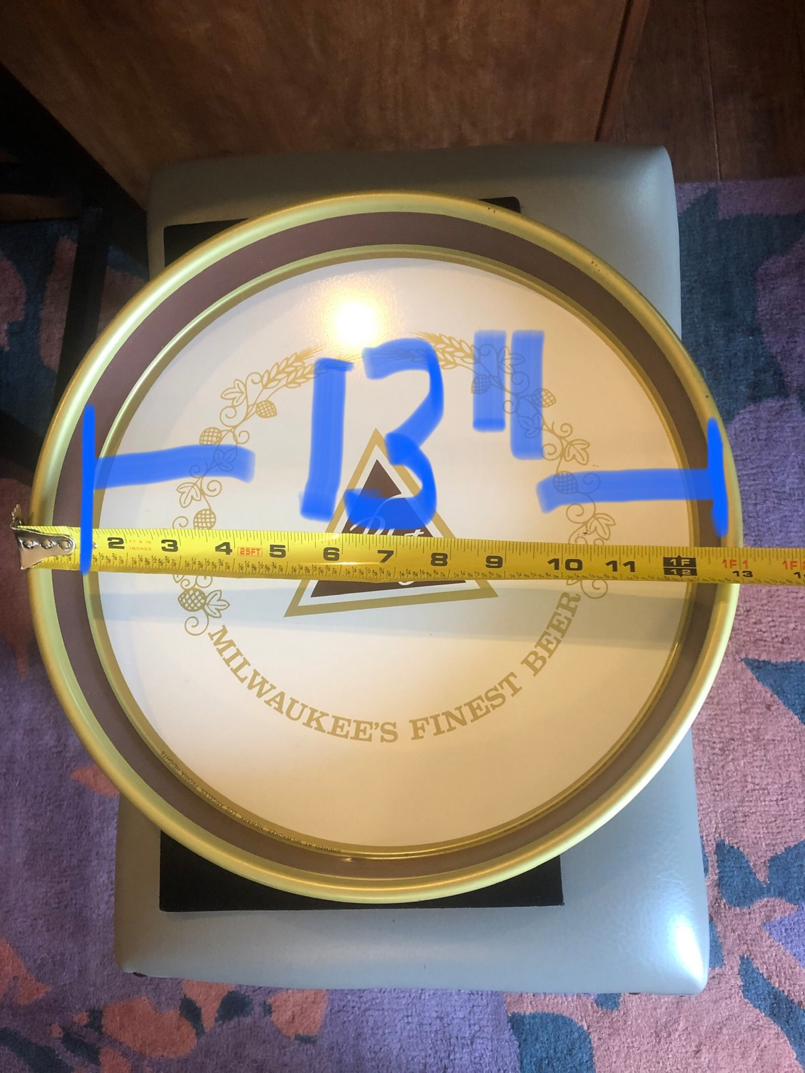 Vintage Original 13 Inch Blatz Beer Tray in Excellent Condition - Etsy