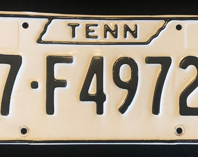 Vintage Original 1970s Tennessee License Plate in Mint Condition - Etsy