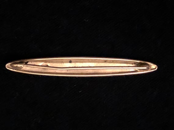 Beautiful 2 inch gold filled Vintage Pin - Gem