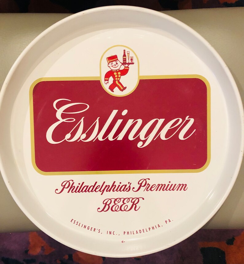 Vintage Esslinger Beer Tray, Philadelphia Brewery Advertising - Etsy