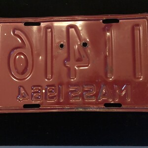 Vintage 1964 Massachusetts Motorcycle License Plate - Etsy
