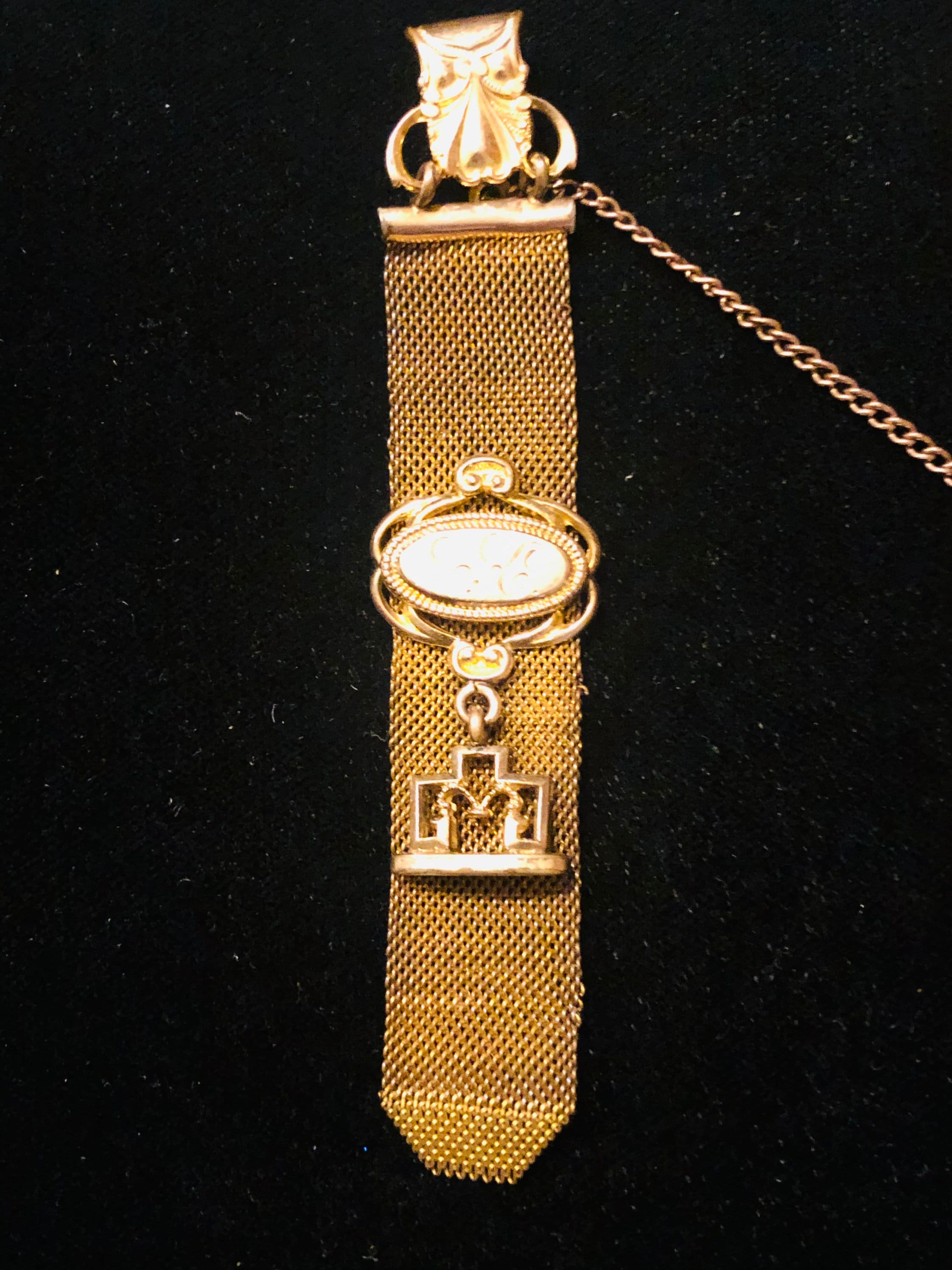 Vintage Gold Filled Monogrammed Watch Fob Chain Dated 1913 in - Etsy