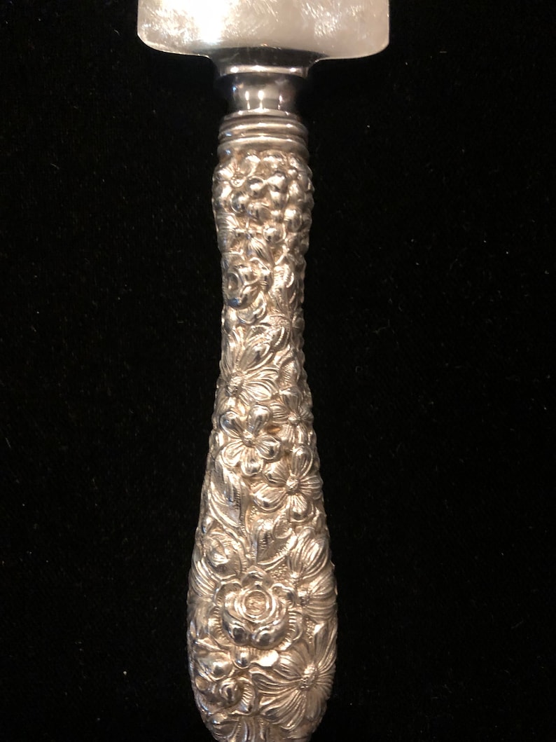 Vintage Steiff Sterling Repousse Silver Cake Knife - Etsy