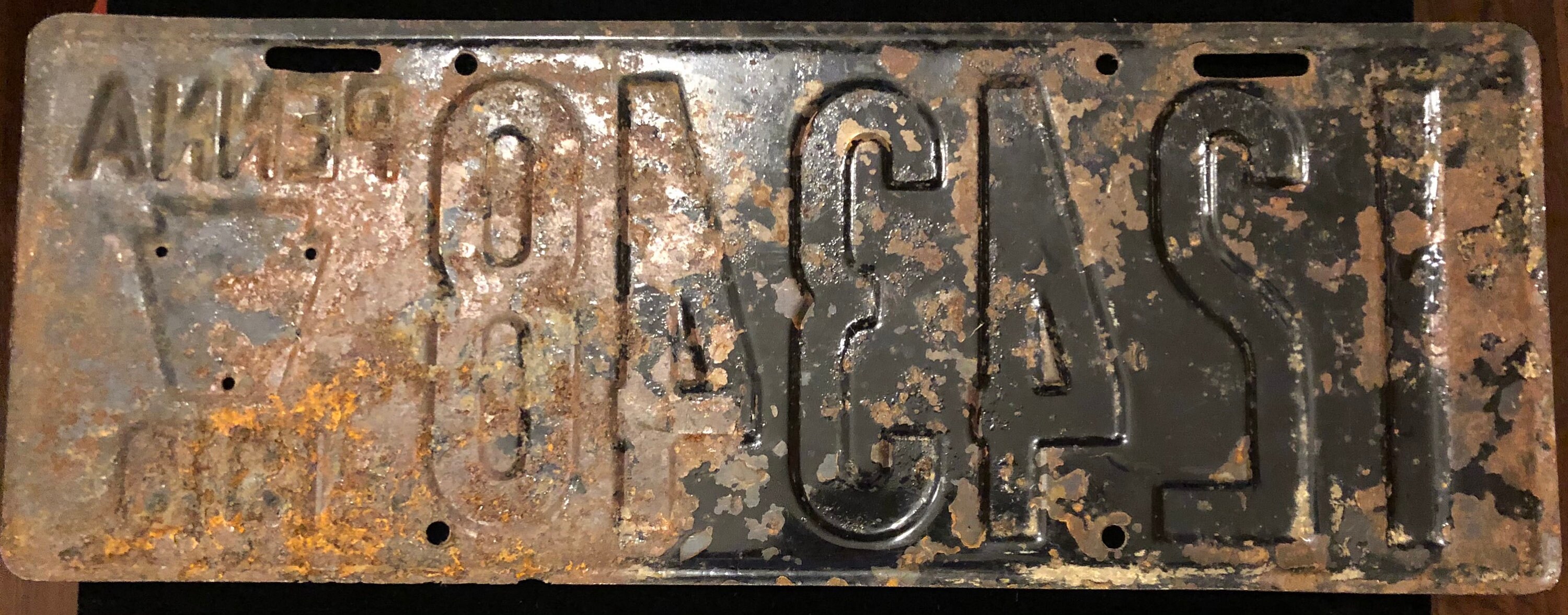 Vintage Original 1919 PA License Plate in Excellent Condition | Etsy