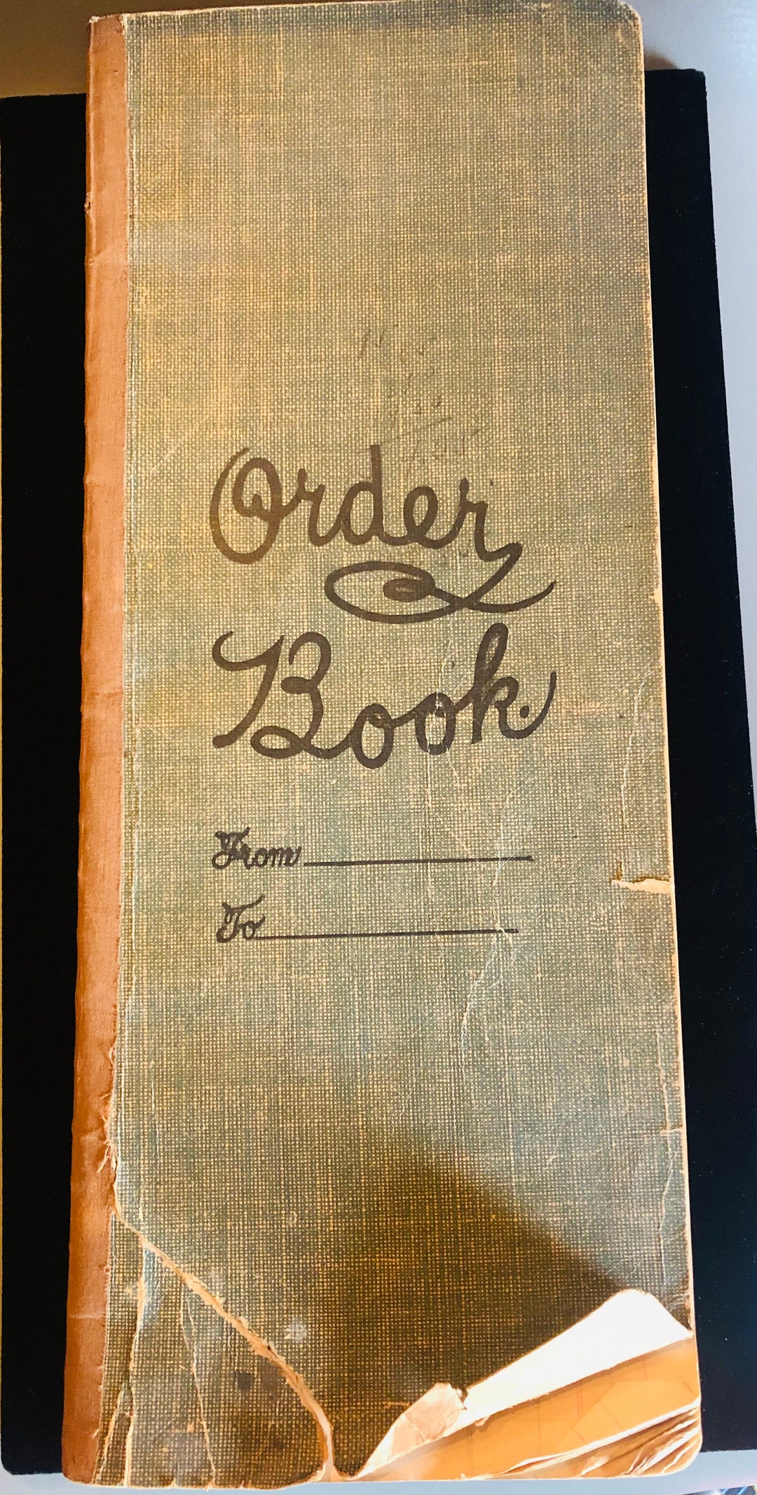 Vintage Original Order Book 1800s With Blank Pages - Etsy