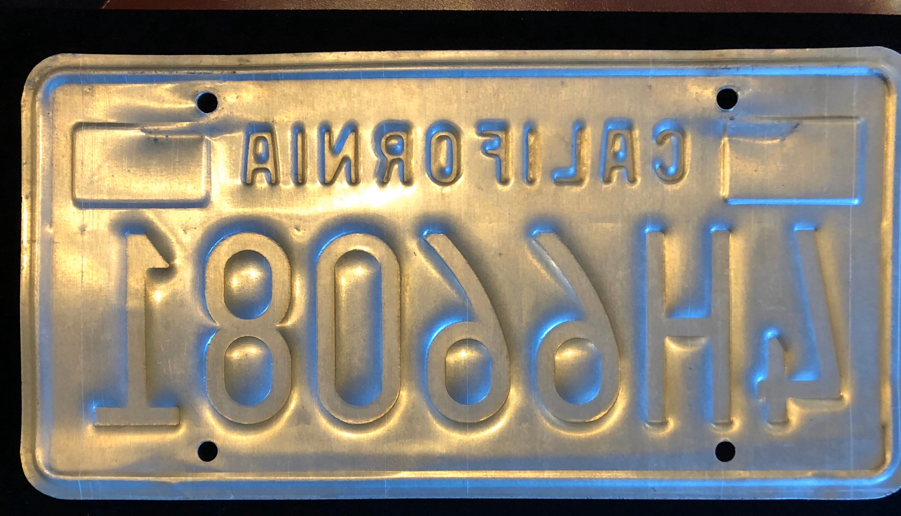 Vintage 1990s California License Plate in Excellent Condition - Etsy