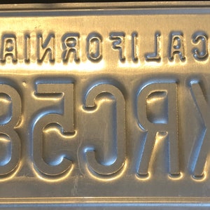 Mint 1990 California Original Vintage License Plate - Etsy