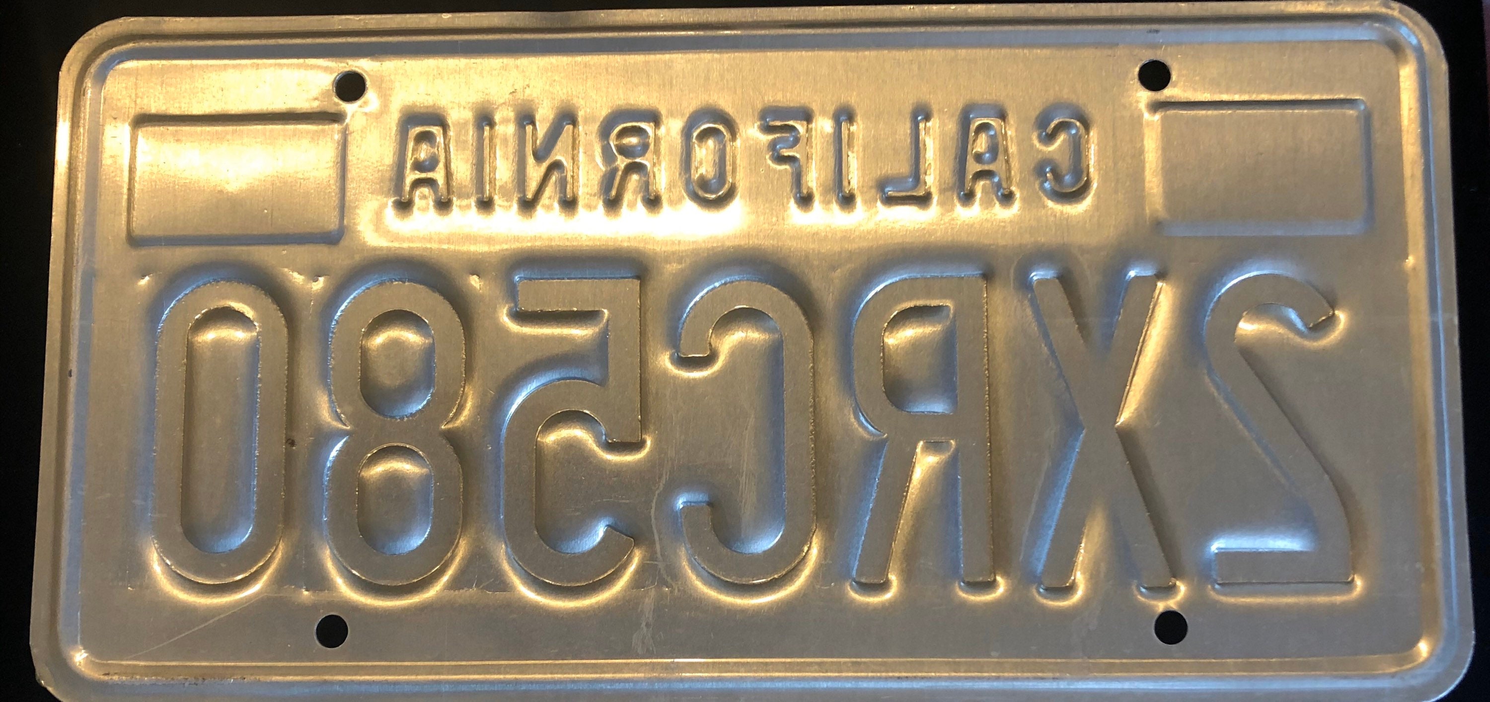 Mint 1990 California Original Vintage License Plate - Etsy