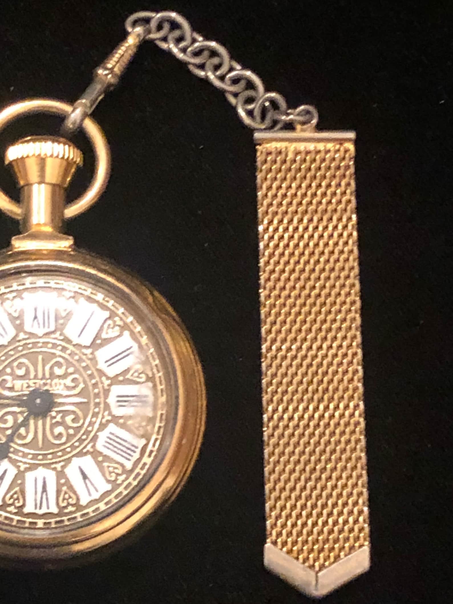 Vintage Original Westclox Pocket Watch With Watch Fob Chain - Etsy