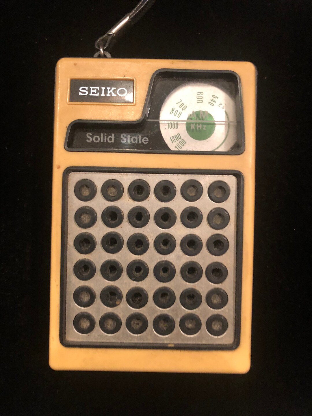 Vintage Seiko Sold State AM Radio Made in Hong Kong (doesn’t Work as is ...