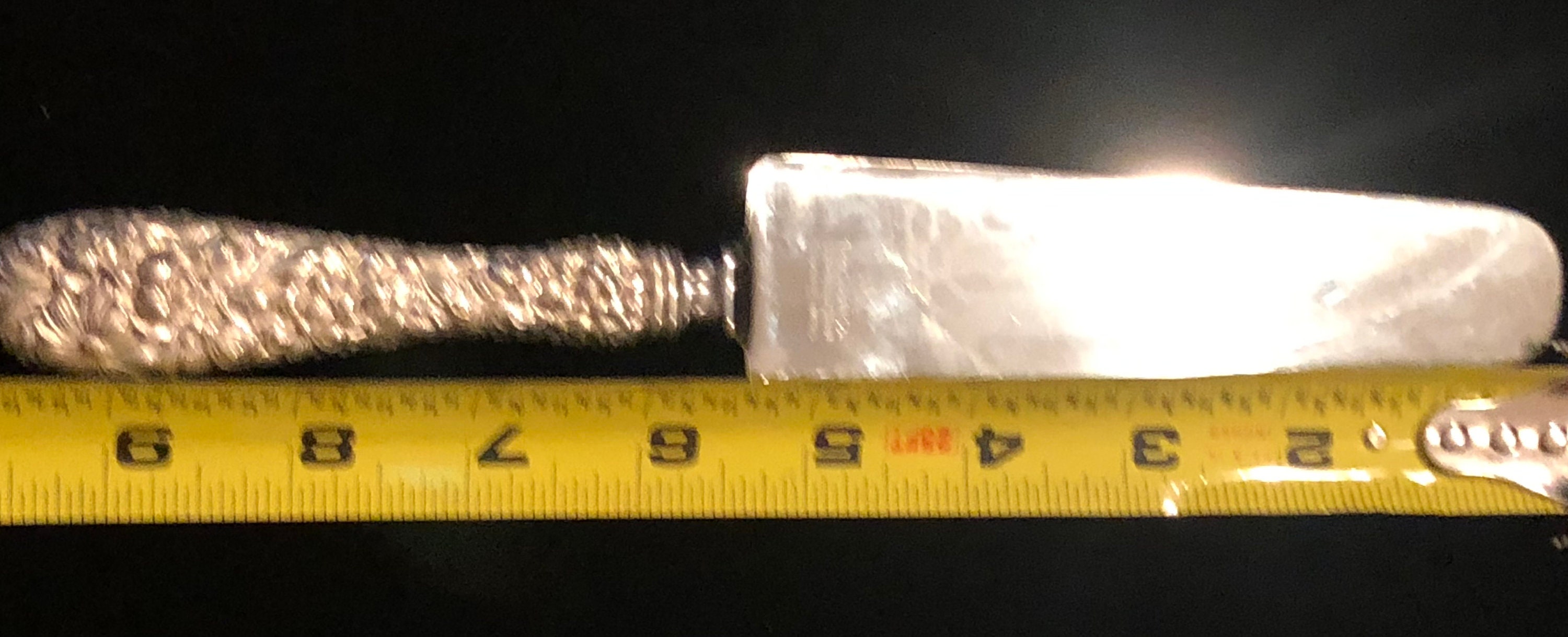 Vintage Steiff Sterling Repousse Silver Cake Knife - Etsy