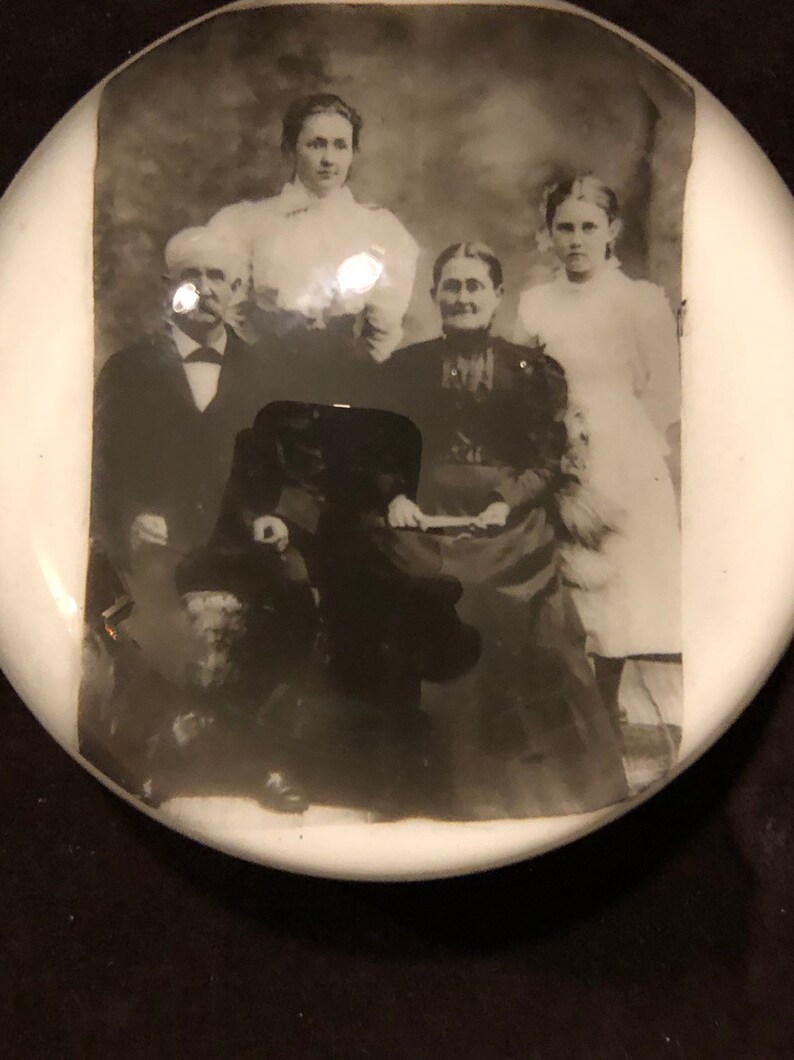 Albert Graeser Glass Globe Picture of Family - Etsy