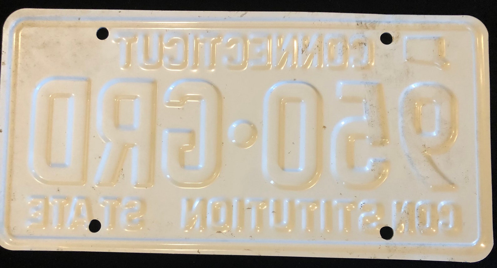 Vintage 1970s Condition Original License Plate in Excellent Condition ...