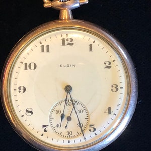 Vintage Running Elgin Gold Filled Stop Watch With Second Hand. - Etsy