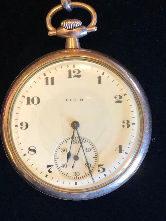 Vintage Running Elgin Gold Filled Stop Watch with Sec… - Gem