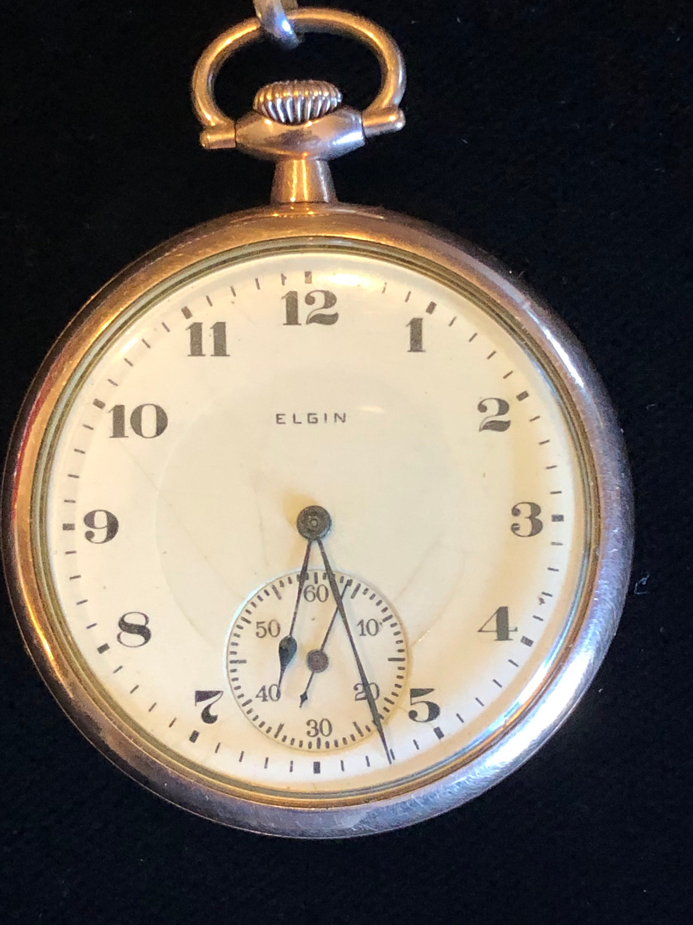 Vintage Running Elgin Gold Filled Stop Watch With Second Hand. - Etsy