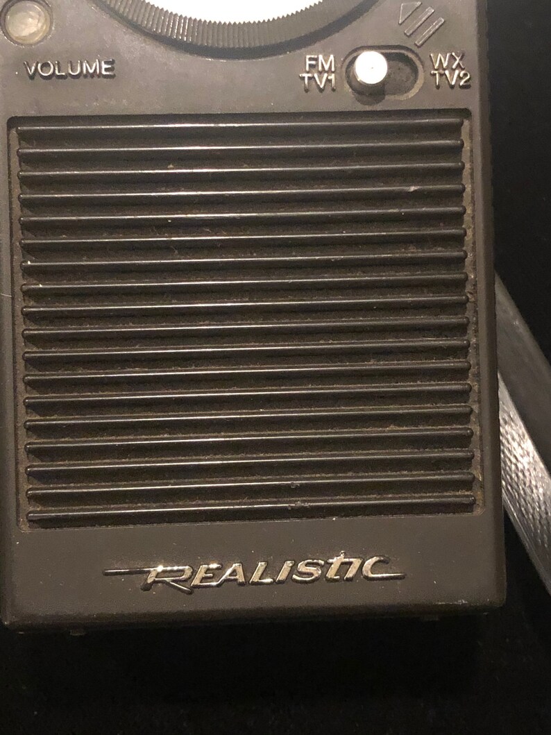 Vintage Realistic Portavision FM/TV 1/tv2/weather Working Radio in ...