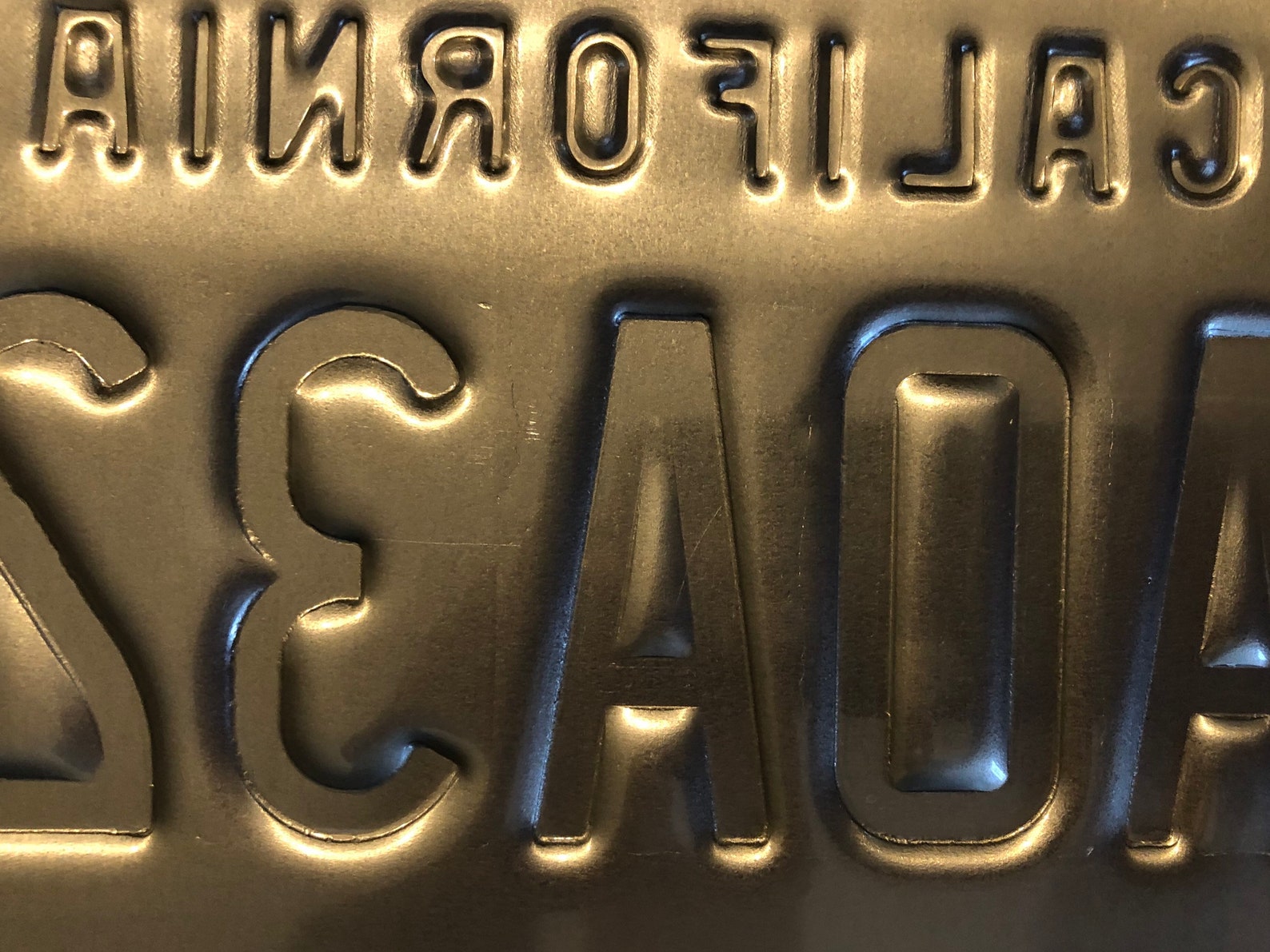 Vintage Original 1990 California License Plate in Mint Condition - Etsy