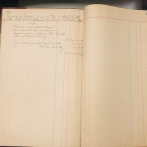 Vintage Antique 1912 Cash Ledger in Good Condition - Etsy