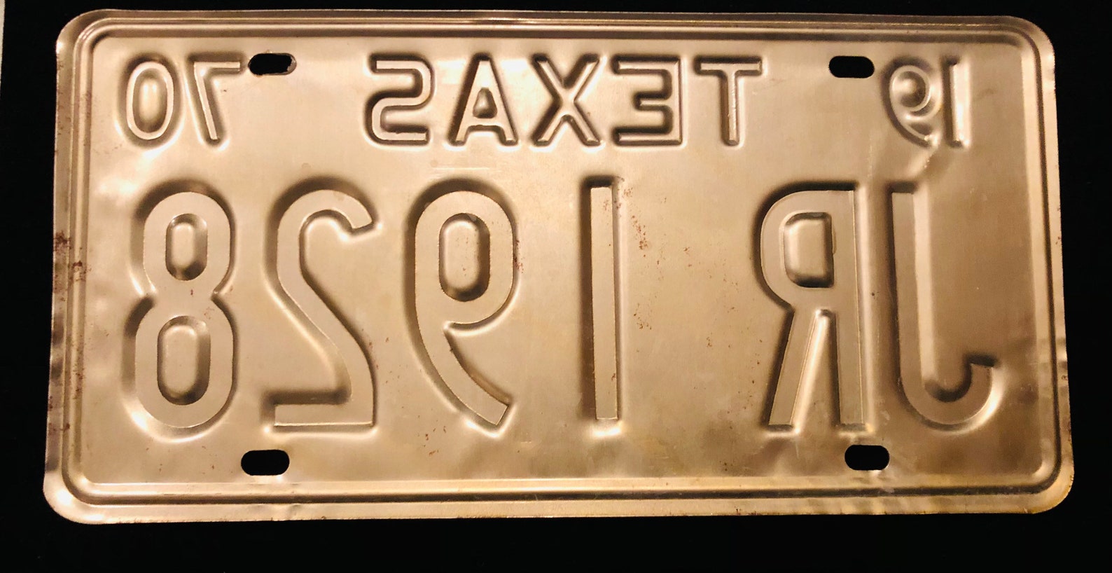 Vintage Original 1970 Texas License Plate in Excellent - Etsy