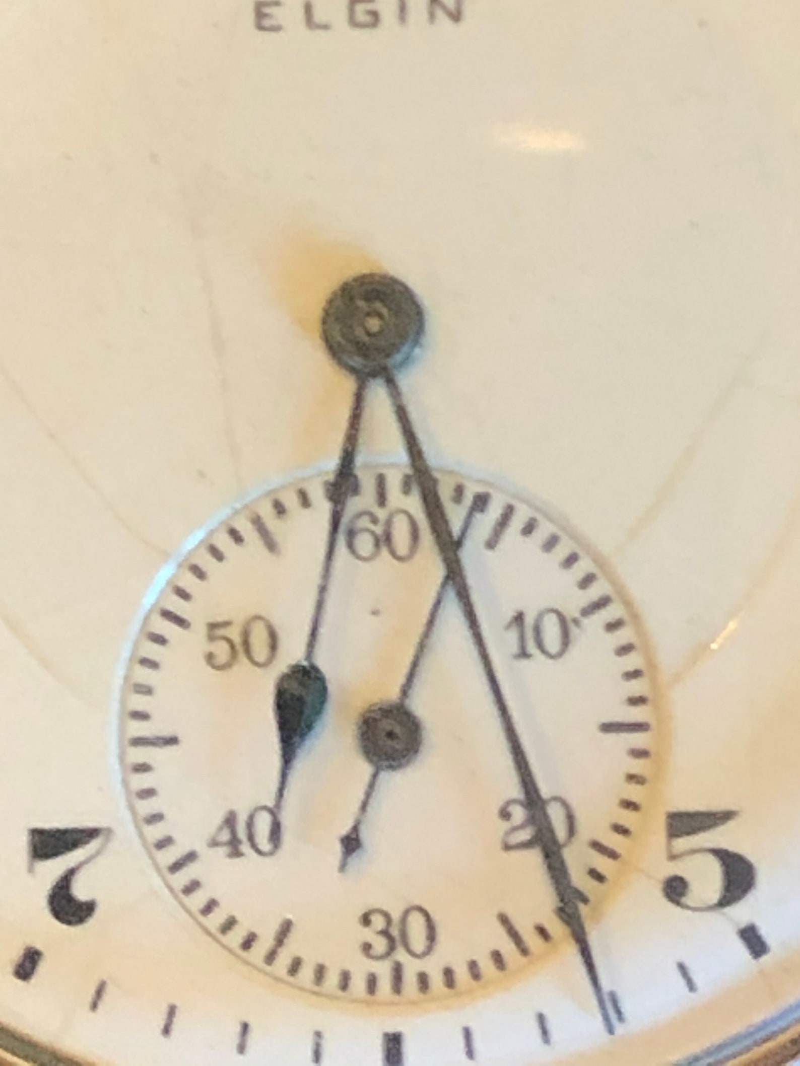 Vintage Running Elgin Gold Filled Stop Watch With Second Hand. - Etsy