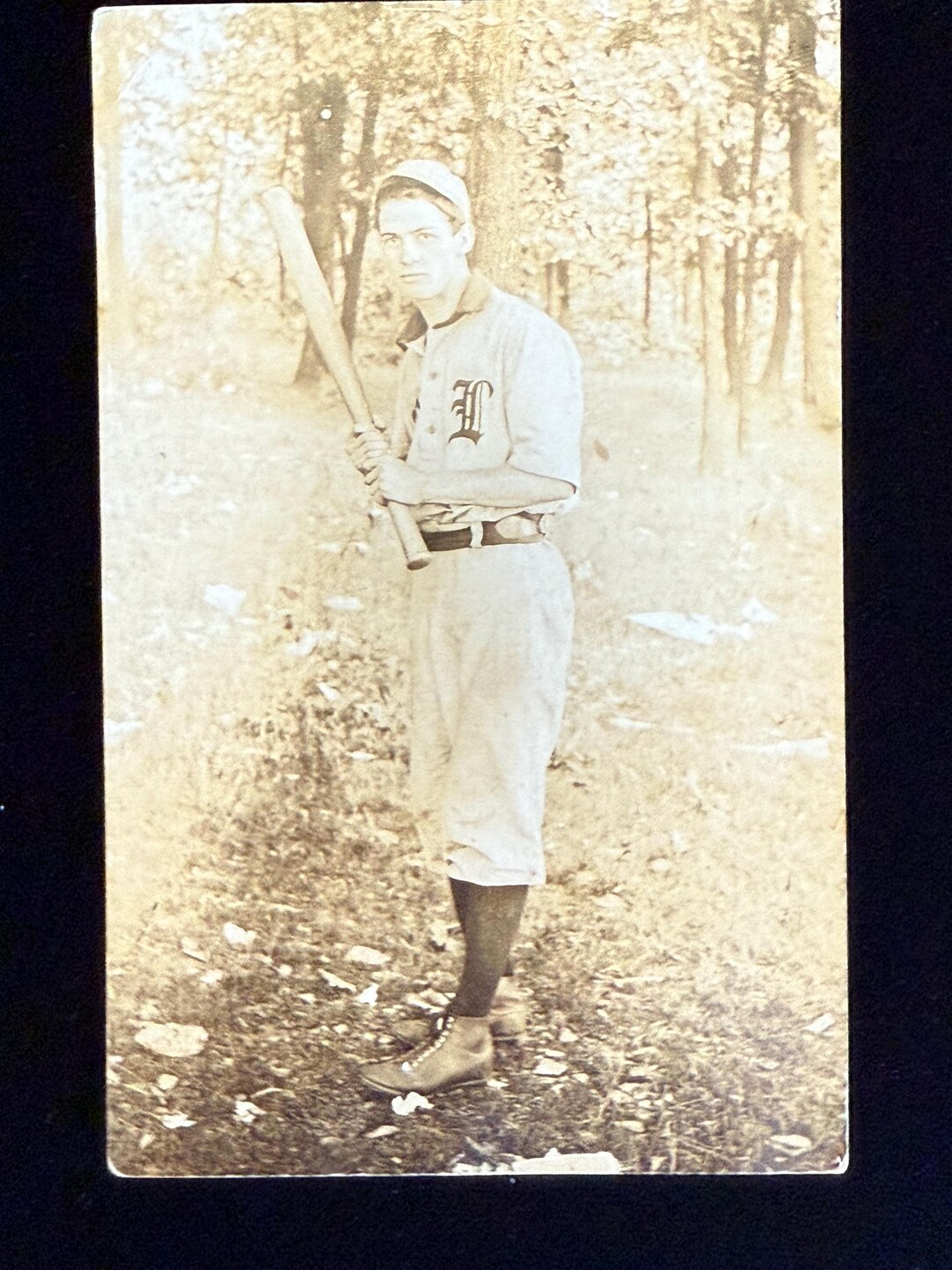 Vintage 1920s Baseball Photograph Postcard in Excellent Condition - Etsy