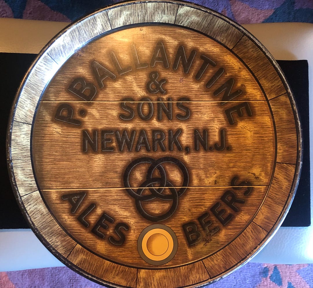 Vintage Original Ballantine & Sons 12 Inch Beer Tray in Excellent ...