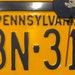 Vintage 1970 PA License Plate in Good Condition - Etsy