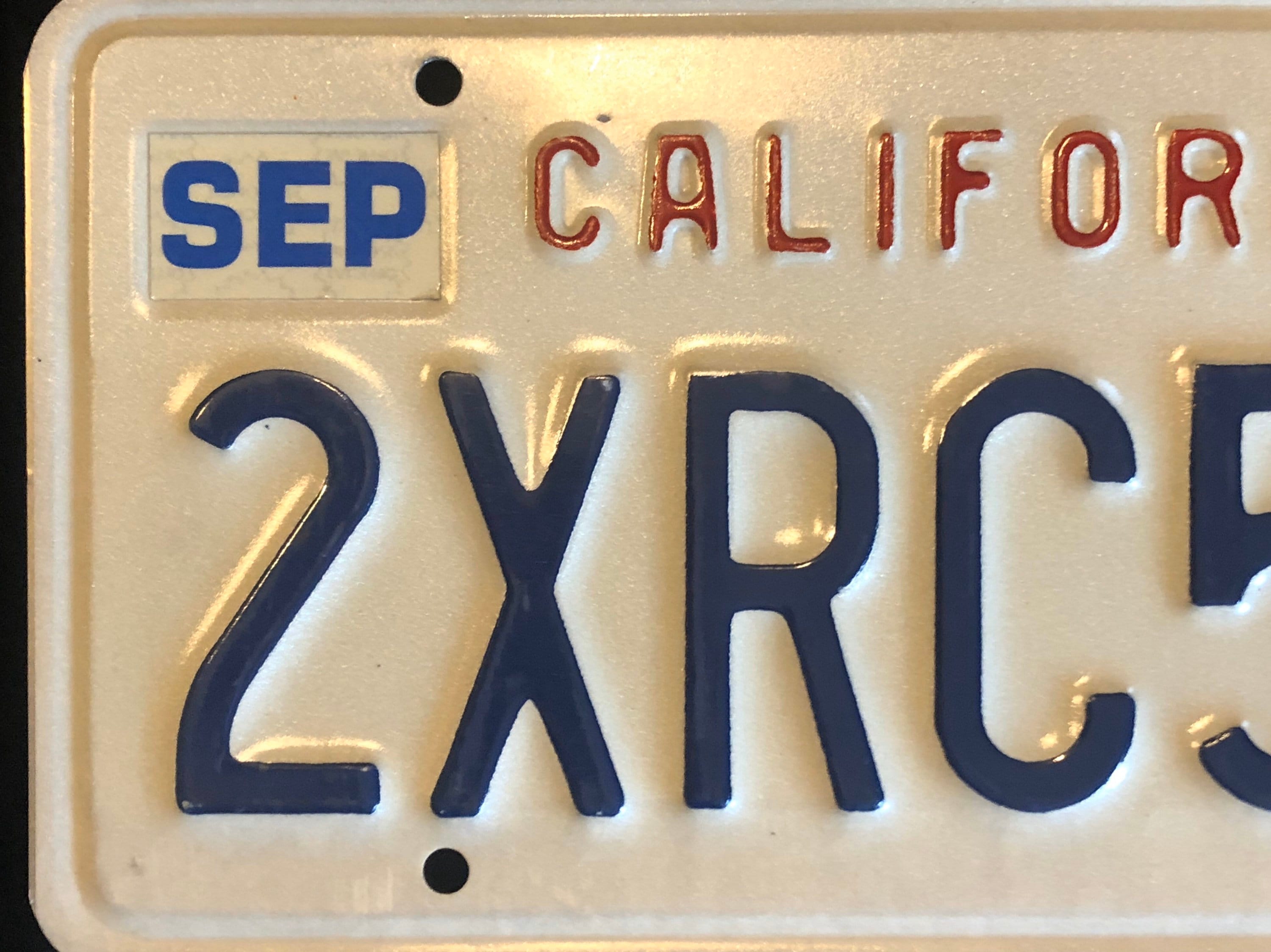 Mint 1990 California Original Vintage License Plate - Etsy