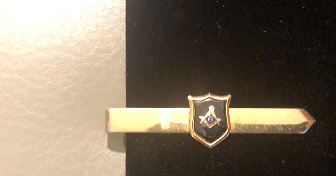 Vintage Original Masonic Tie Clip - Etsy