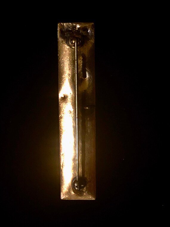 Beautiful Antique Vintage Gold Filled Victorian Pin - Gem