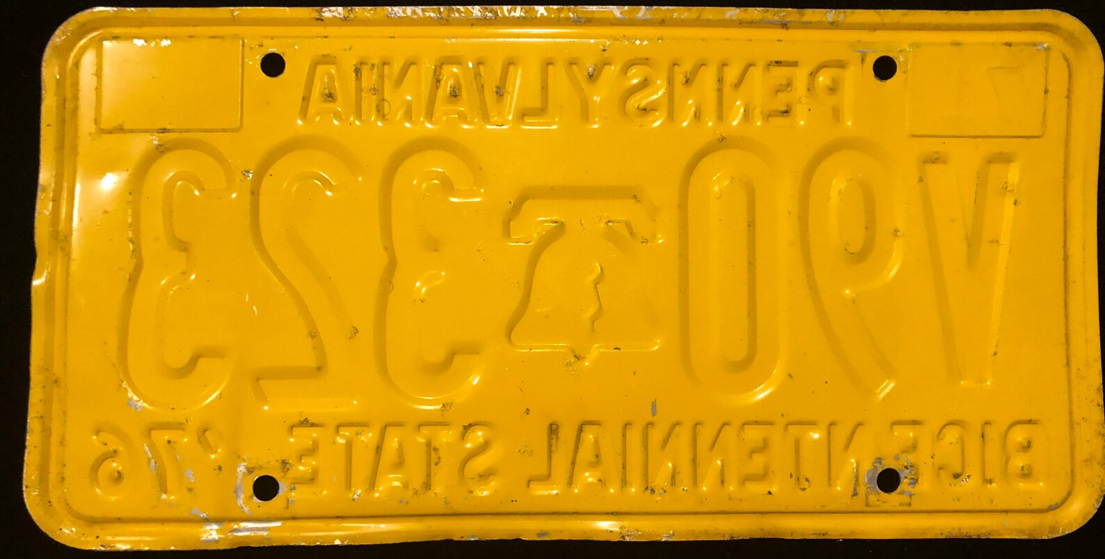 Beautiful Vintage 1970s PA Bicentennial State License Plate | Etsy