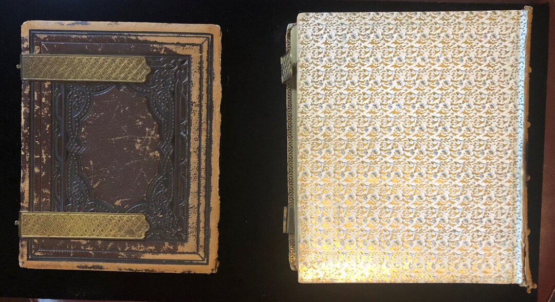 Antique 1862 CDV Photo Album With Tintype - Etsy