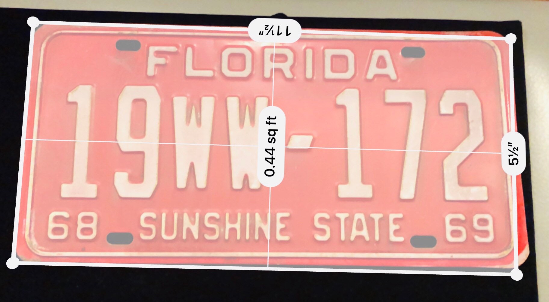 Vintage Original 1960s Florida License Plate sunshine State - Etsy