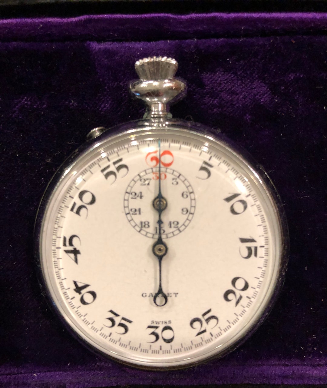 Vintage Gallet Swiss Stopwatch in Excellent Condition - Etsy