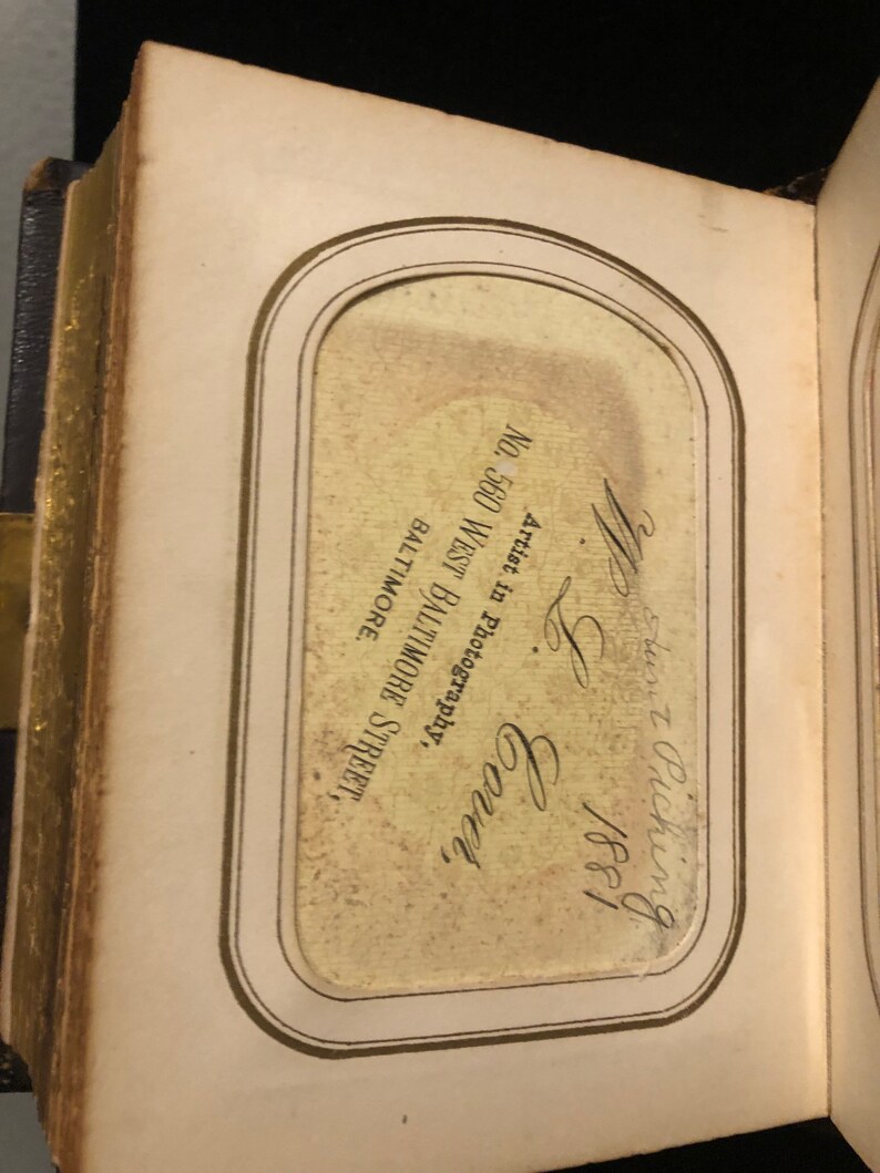 Original Leather CDV Album From 1880s in Excellent Condition With 30 ...