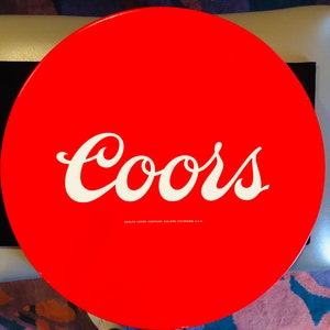 Vintage Original 13 Inch Coors Beer Tray in Excellent Condition - Etsy