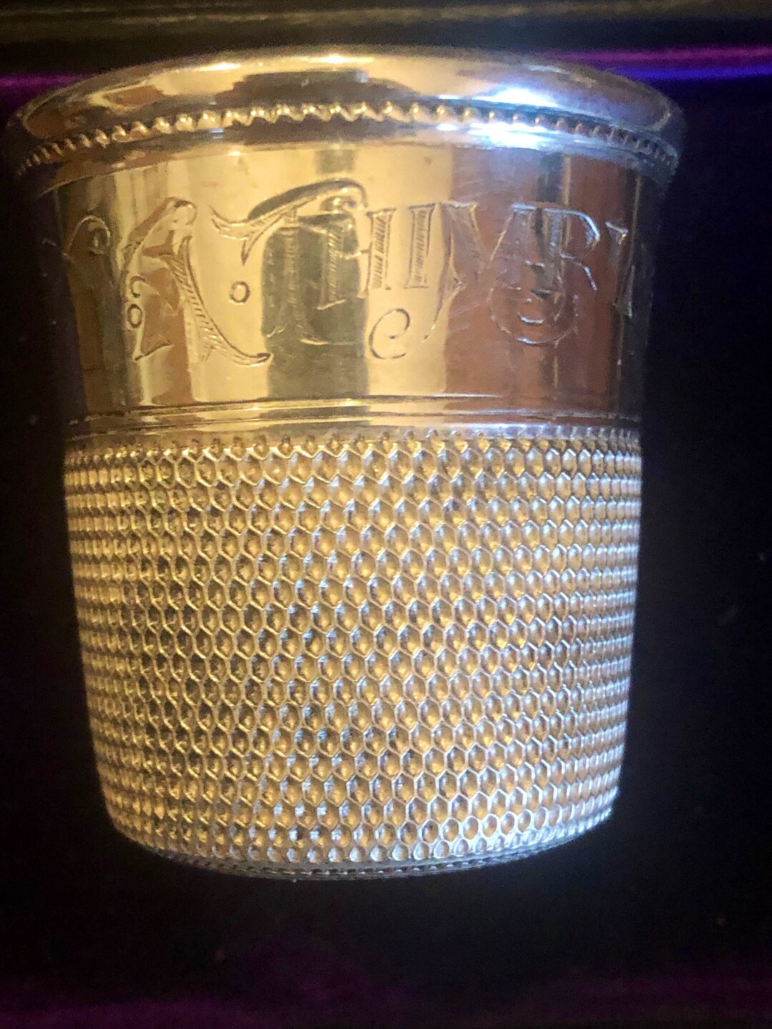 Vintage Sterling Silver (thimble Full) Small Cup in Nice Condition. (1. ...