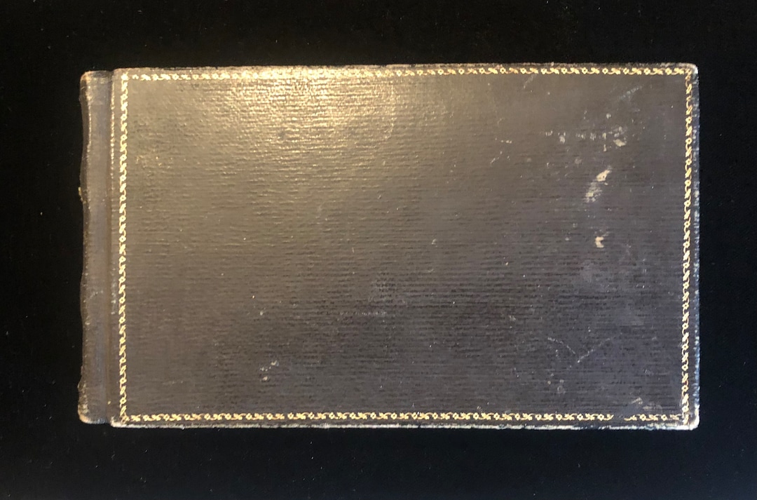 Antique Leather Bound Receipt Book With Stsmps From 1860s in Excellent ...