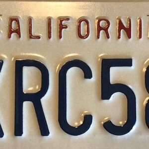 Mint 1990 California Original Vintage License Plate - Etsy