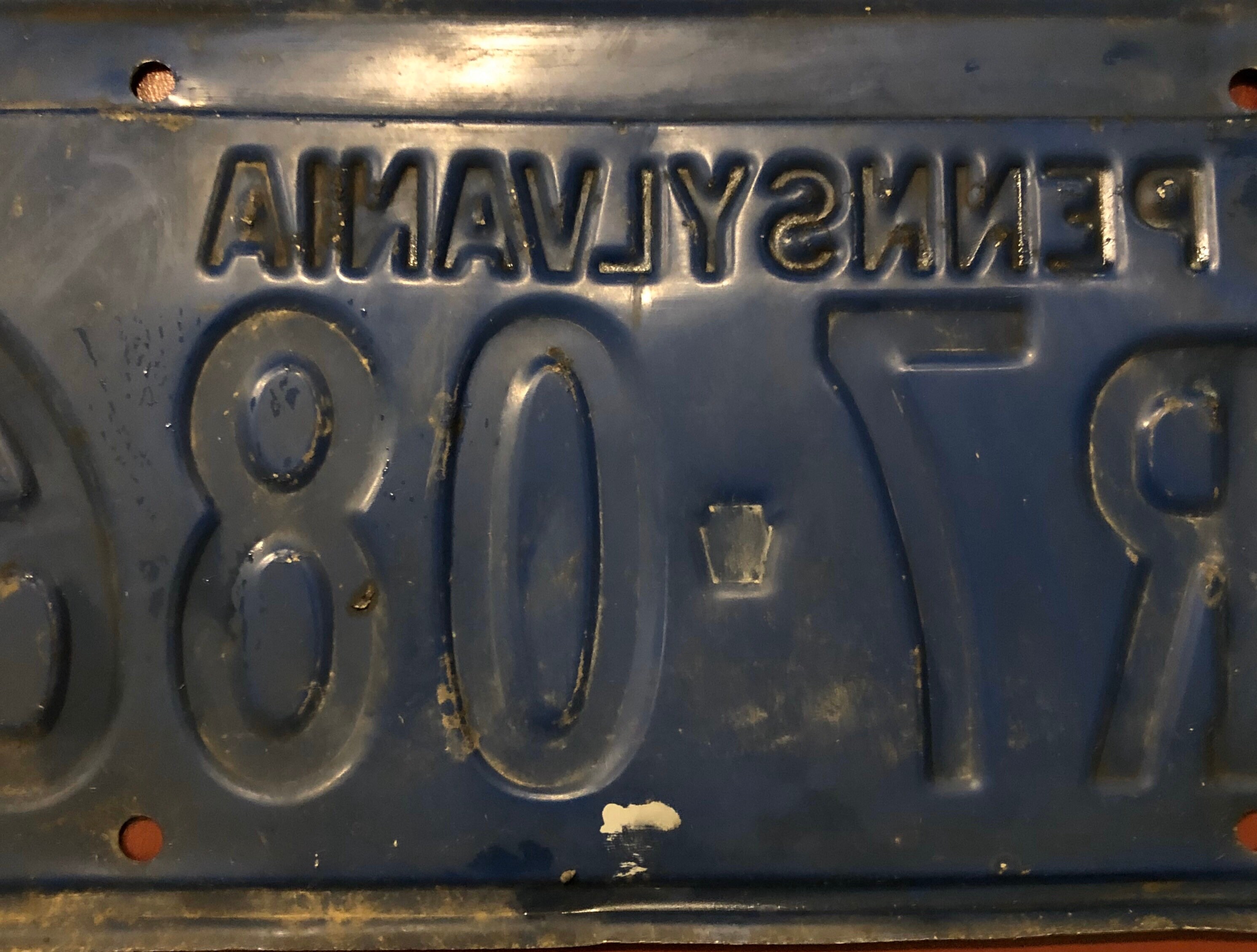 Vintage 1970 PA License Plate - Etsy