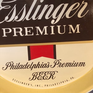 Vintage Original 1950s Esslinger’s (philly) 13 Inch Beer Tray in ...