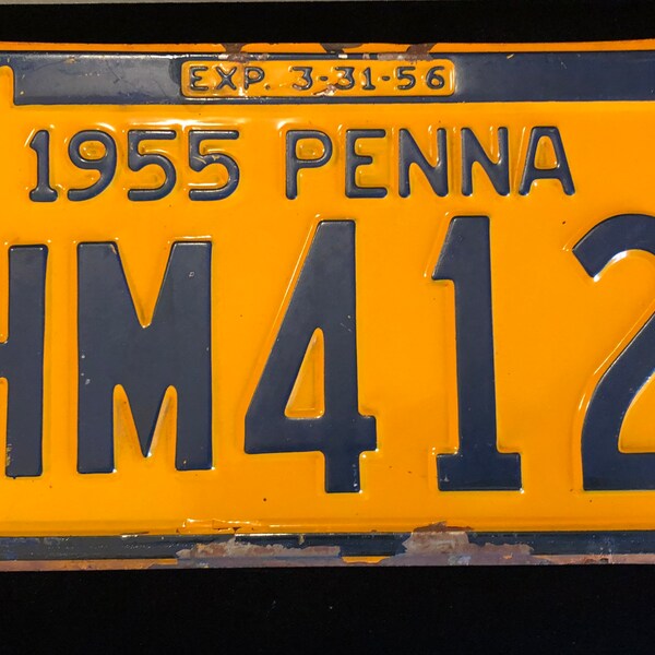 1955 License Plates - Etsy