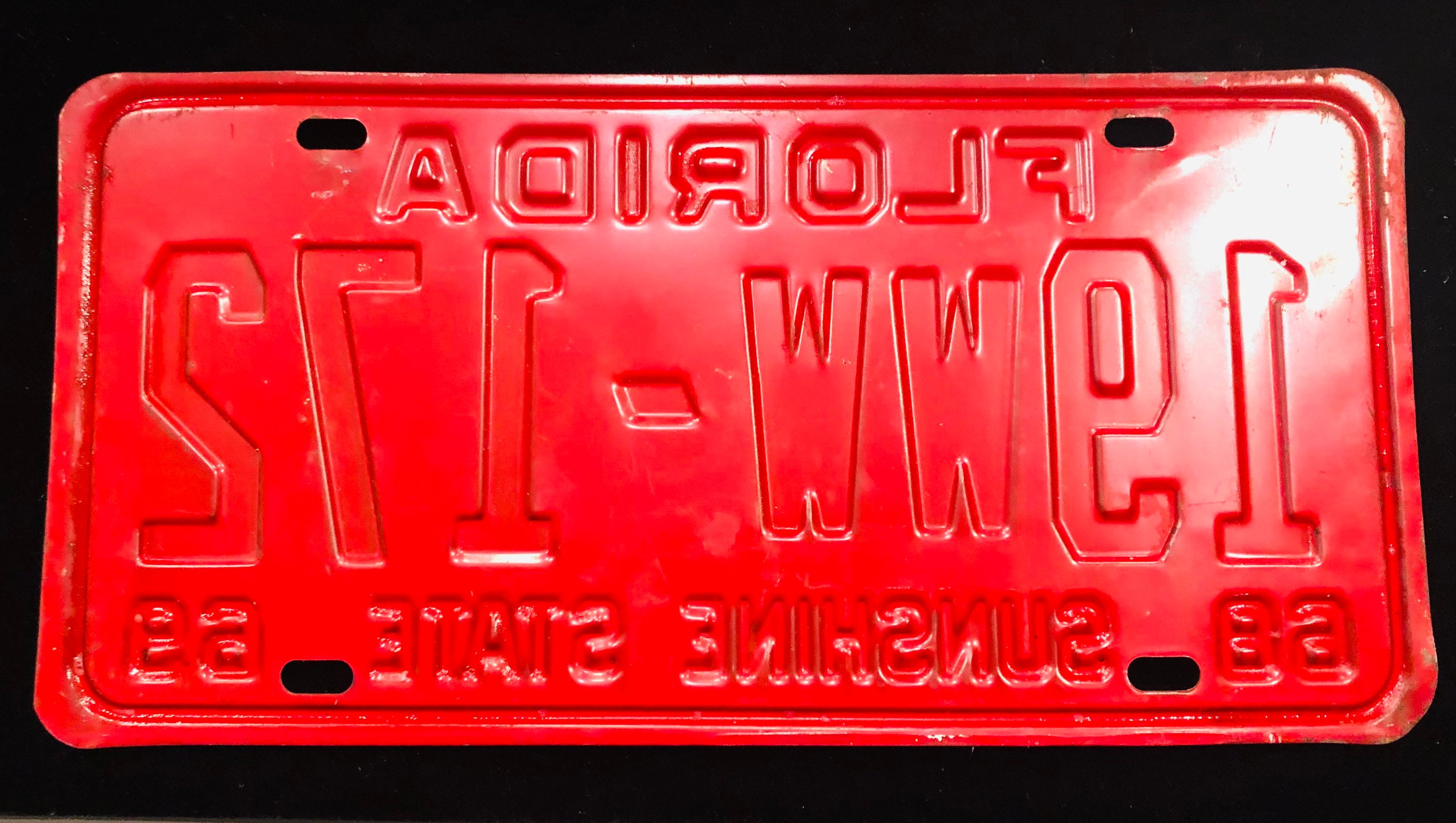 Vintage Original 1960s Florida License Plate (sunshine State ) in Great ...