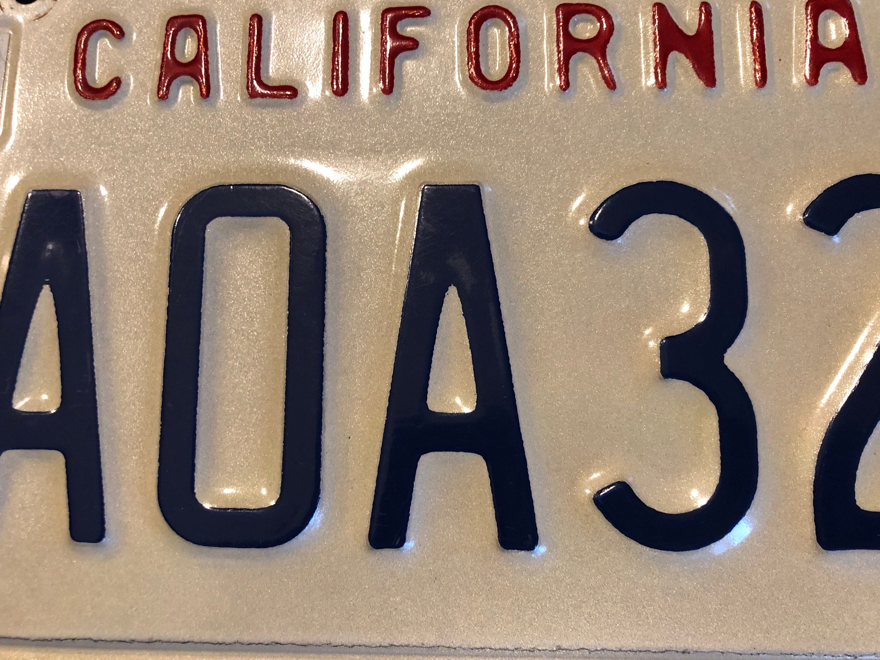 Vintage Original 1990 California License Plate in Mint | Etsy